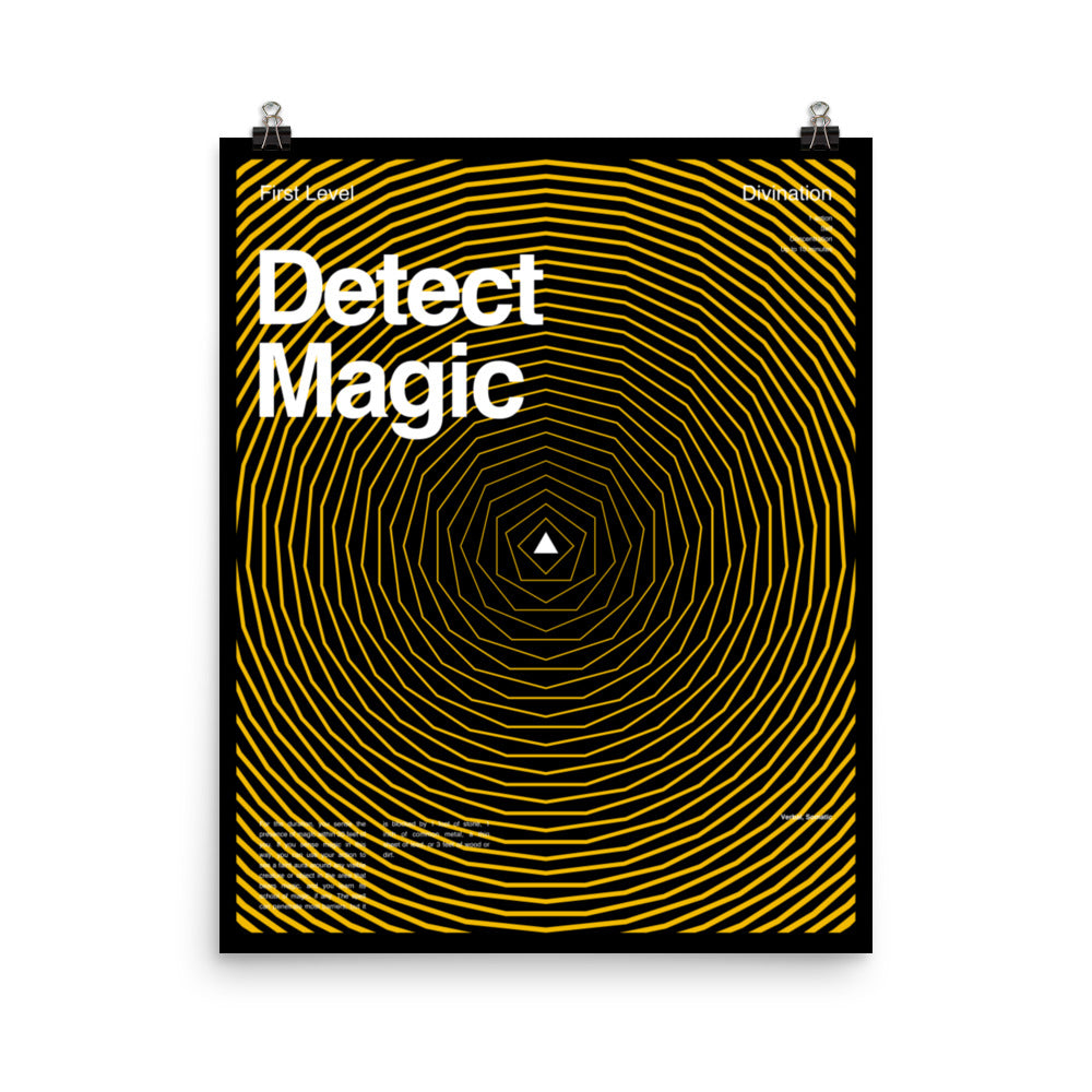 Detect Magic Poster – Modern Arcana