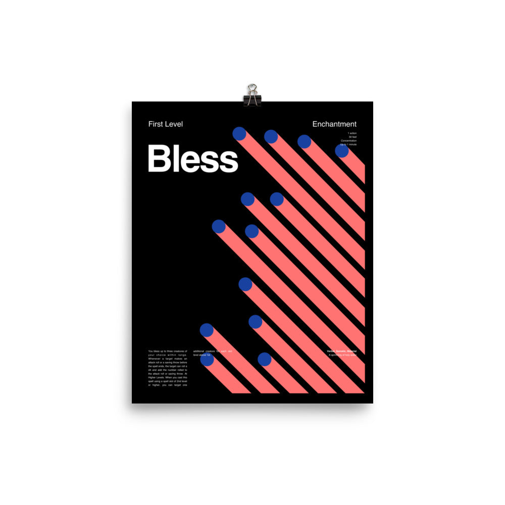 Bless Poster – Modern Arcana