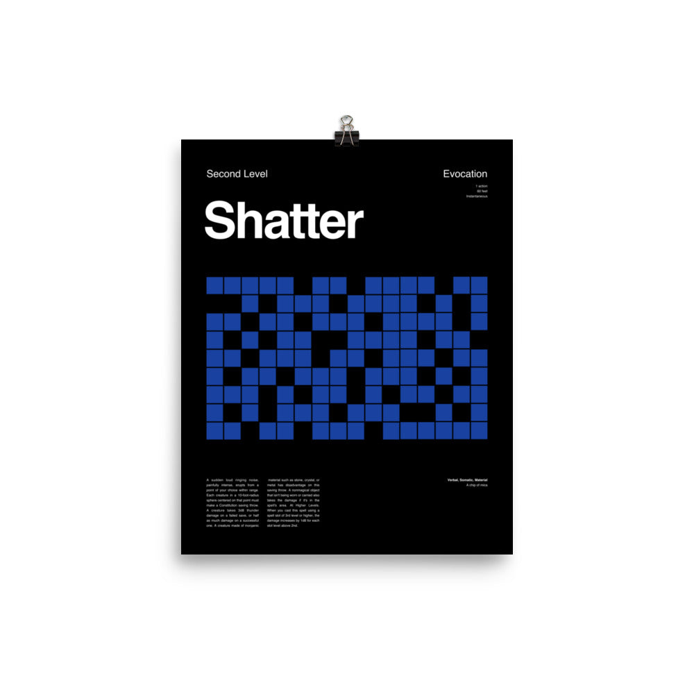 Shatter Poster – Modern Arcana