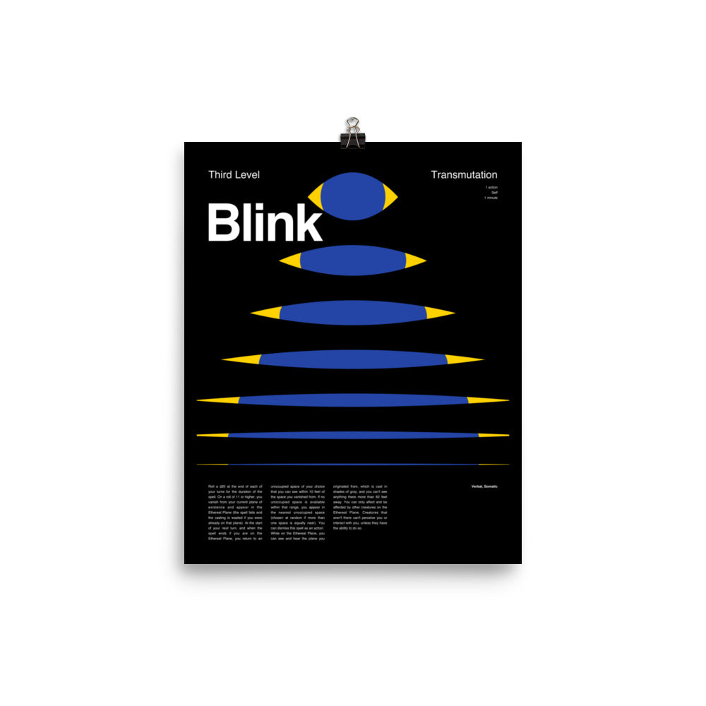 Blink Poster – Modern Arcana
