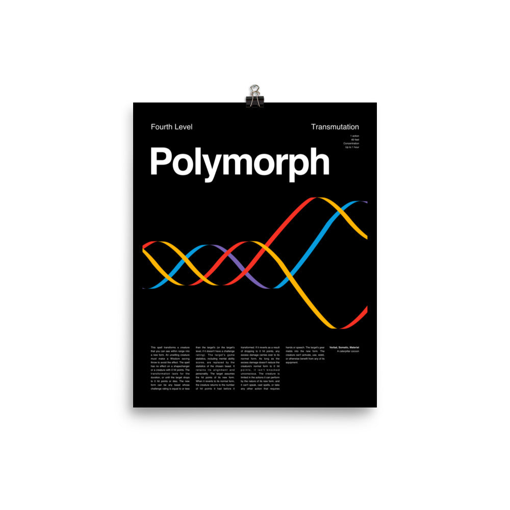 Polymorph Poster – Modern Arcana