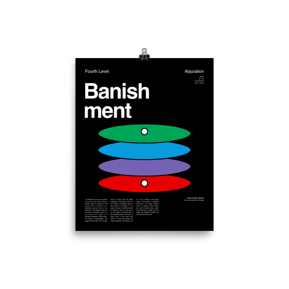 Banishment Poster – Modern Arcana