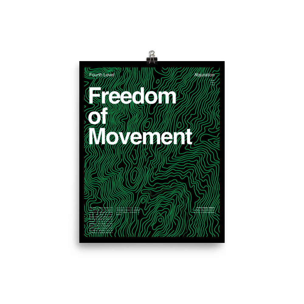 Freedom of Movement Poster – Modern Arcana